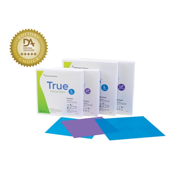 True Dental Dam Latex 5x5 Heavy Gauge | Clincians Choice
